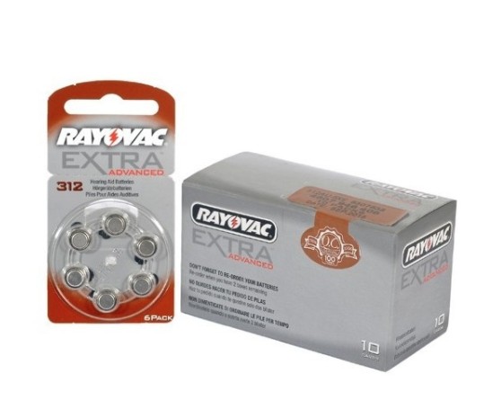 Pilas audifono Rayovac 312 (Pack 60 pilas) Rayovac Baterías Audífonos