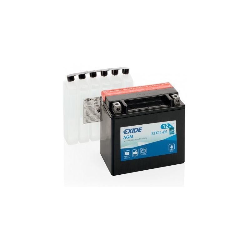Batteria Exide AGM ETX14-BS Exide De 12Ah a 14Ah