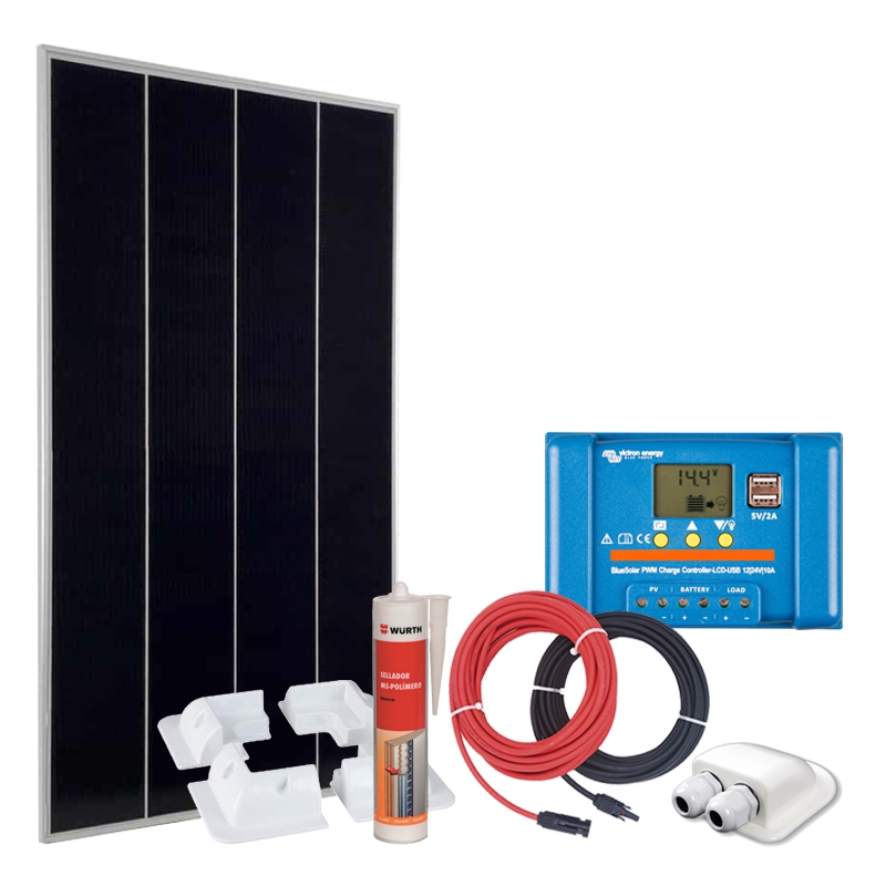 Kit Energía Solar de 200W 12V